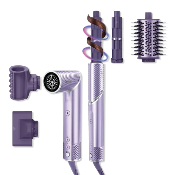 SHARK BEAUTY Flexstyle Ioncurl Ion Air Drying, Curling & Styling System - Lilac
