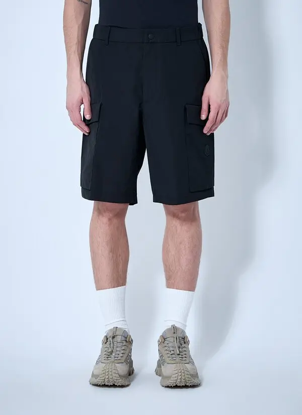 Moncler Nylon Shorts - Black