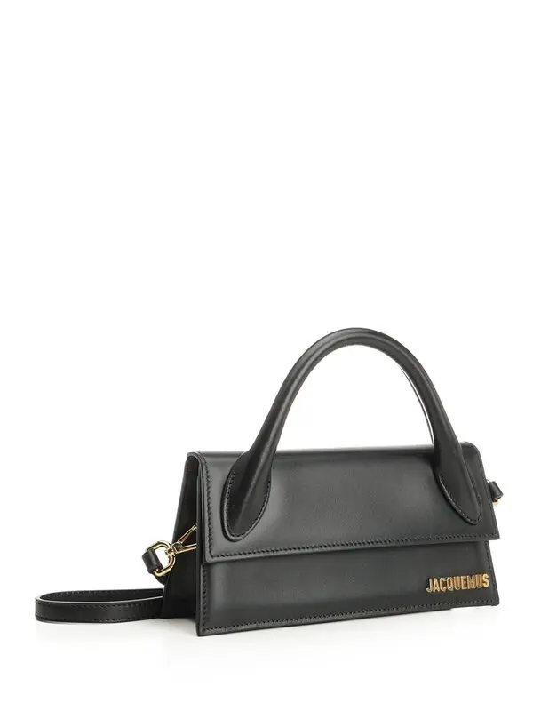 Jacquemus Le Chiquito Long Leather Bag - Black