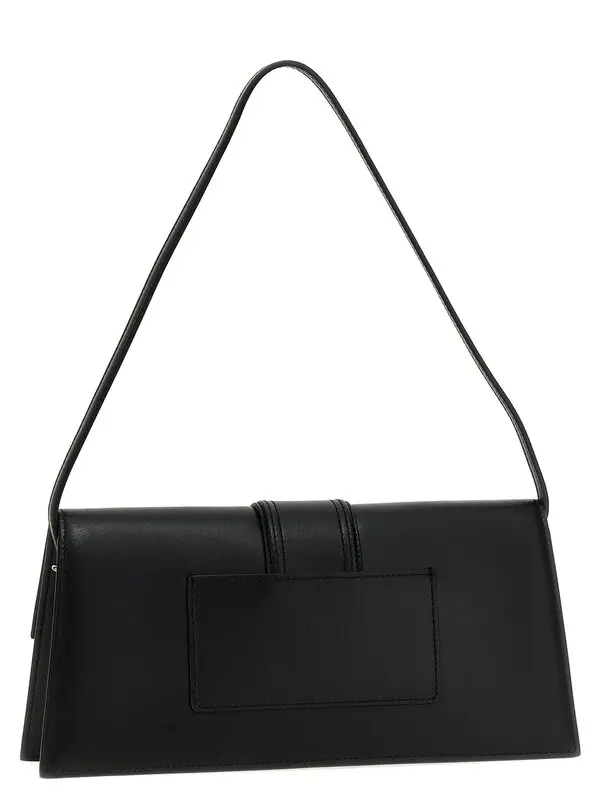 Jacquemus Le Bambino Long Leather Shoulder Bag - Black