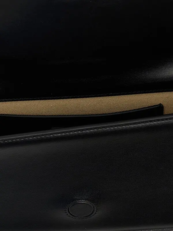 Jacquemus Le Bambino Long Leather Shoulder Bag - Black