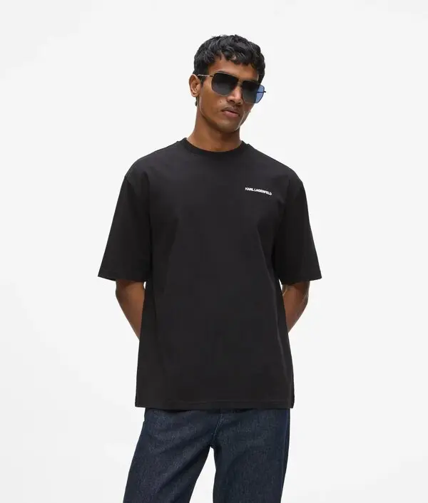 Karl Lagerfeld Exclusive Maison De Karl T-shirt - Black