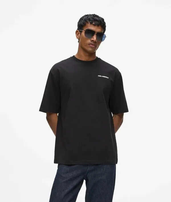 Karl Lagerfeld Exclusive Maison De Karl T-shirt - Black