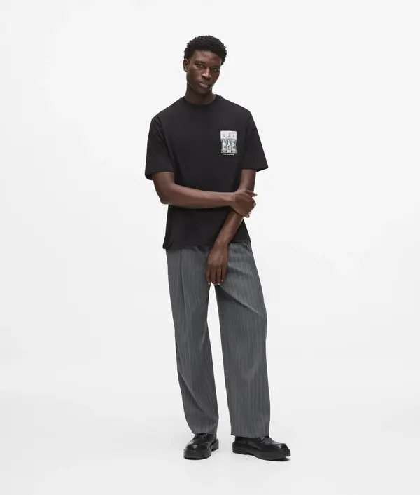 Karl Lagerfeld Exclusive Maison De Karl Pocket T-shirt - Black