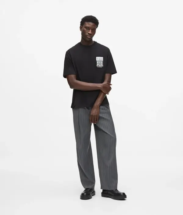 Karl Lagerfeld Exclusive Maison De Karl Pocket T-shirt - Black