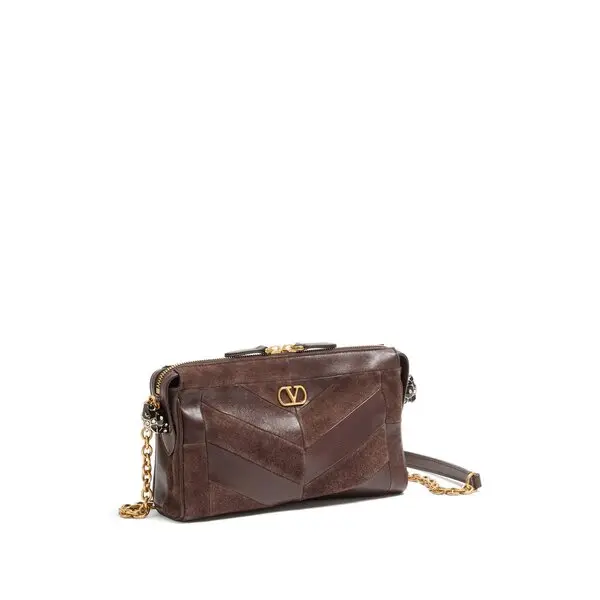Valentino Garavani Panthea Small Shoulder Bag - Brown