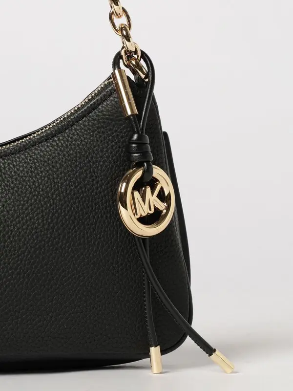 Michael Kors Nolita Medium Hammered Leather Clutch With Chain