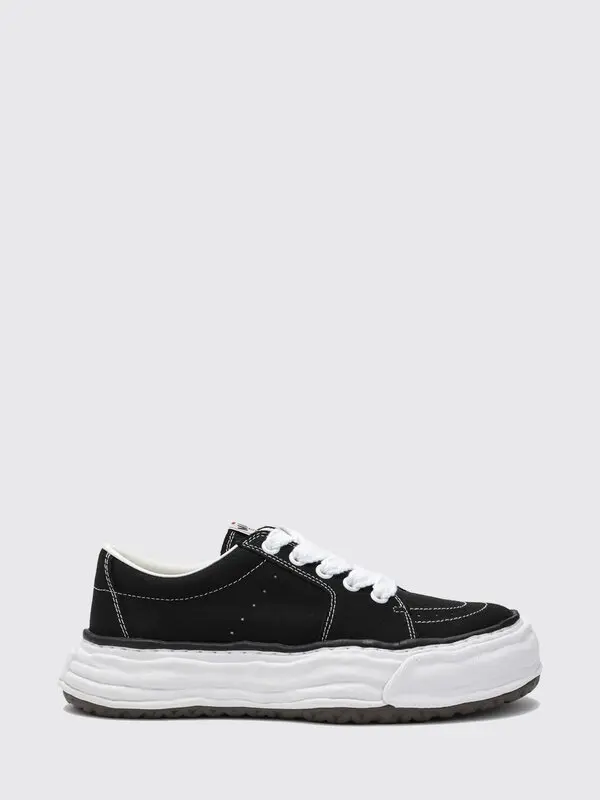 Mihara Yasuhiro Eric Canvas Low-top Platform Sneakers - Black