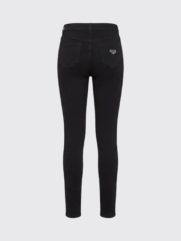 Philipp Plein High-waisted Skinny Jeans In Five-pocket Stretch - Black 1