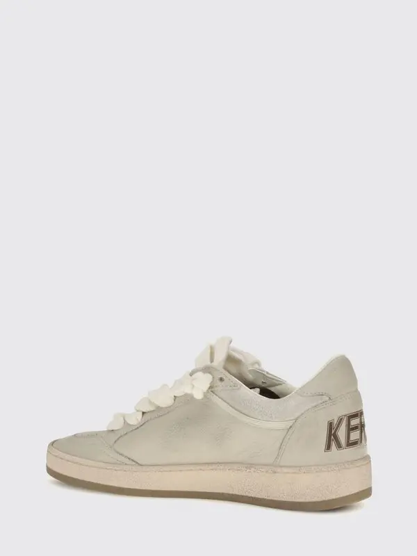 GOLDEN GOOSE Ball Star Distressed Laminated Leather Sneakers