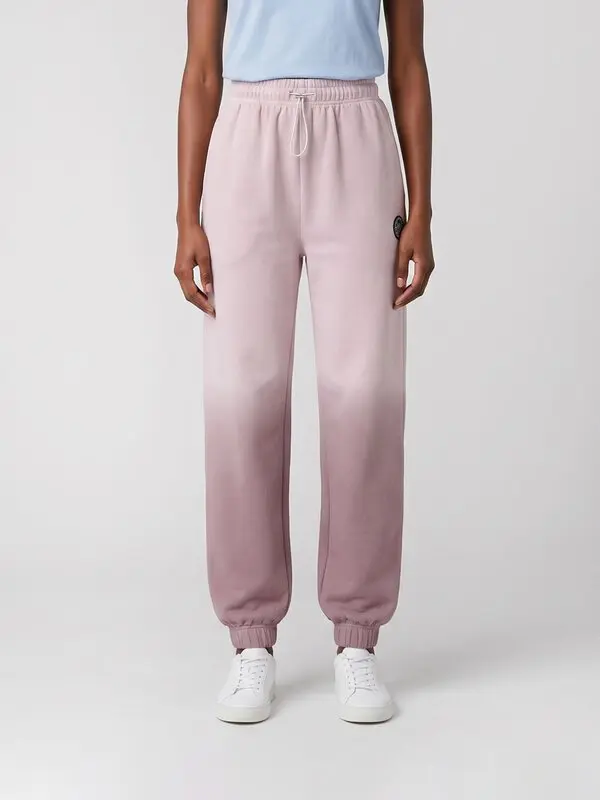 PLEIN SPORT Abstract Print Jersey Jogging Trousers - Salmon