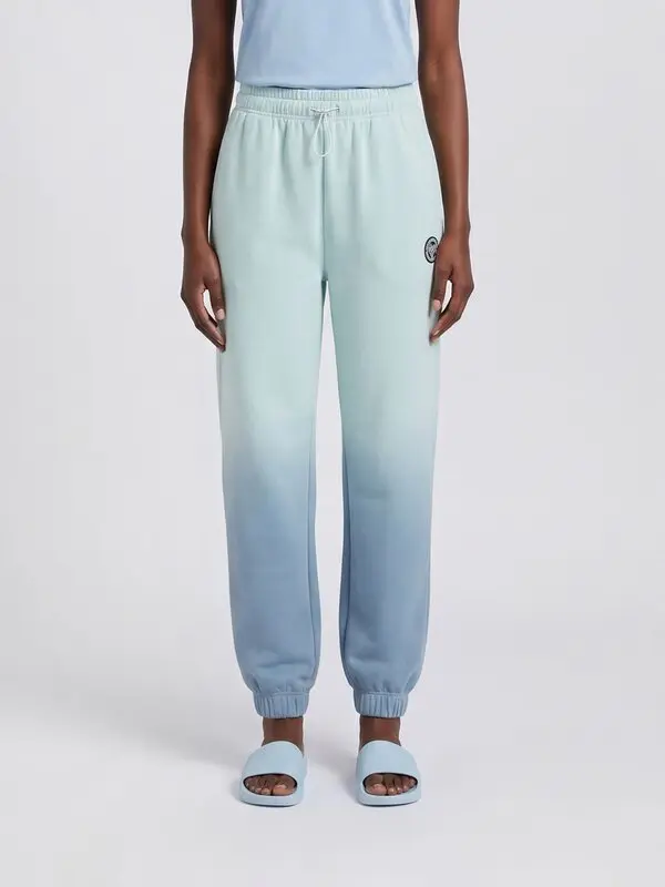 PLEIN SPORT Abstract Print Jersey Jogging Trousers With Mid-rise Waist - Turquoise