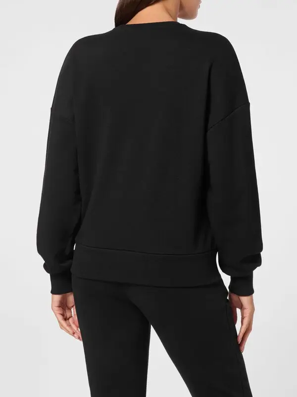 PLEIN SPORT Crewneck Sweatshirt - Black