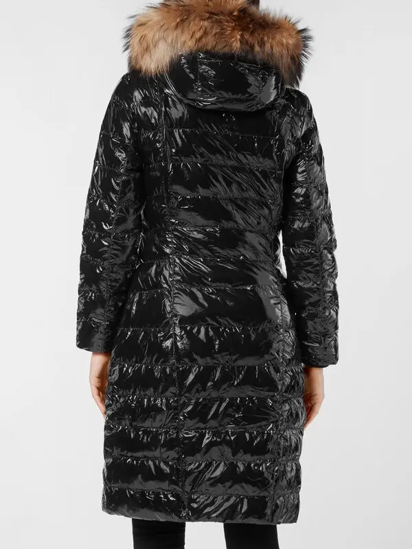 Philipp Plein Padded Jacket With Fur Trimmed Hood