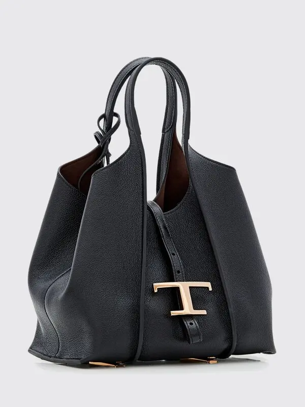 TOD'S Grained Calf Leather Shoulder Bag