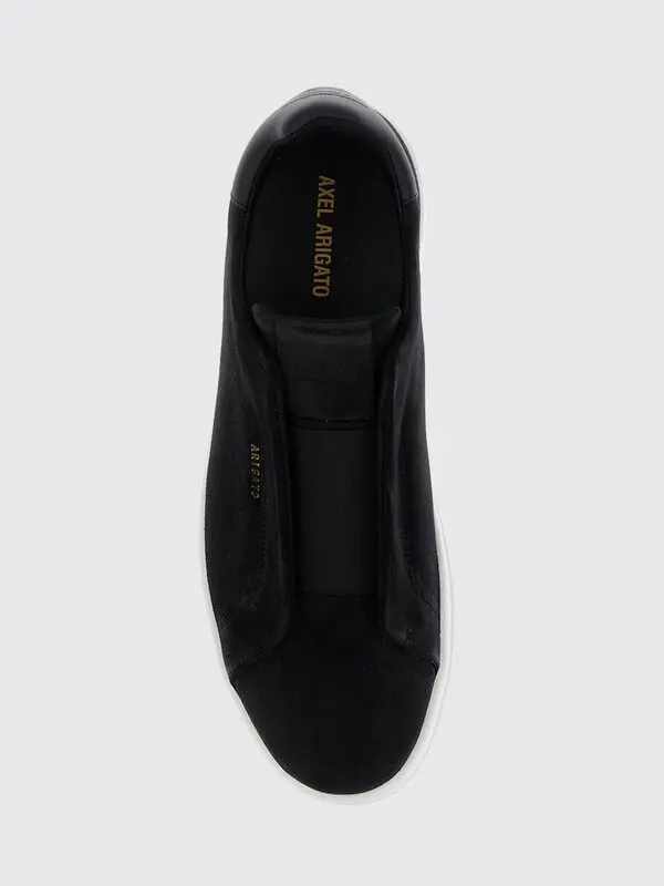 Axel Arigato Dice Laceless Leather And Suede Slip-on Sneakers - Black
