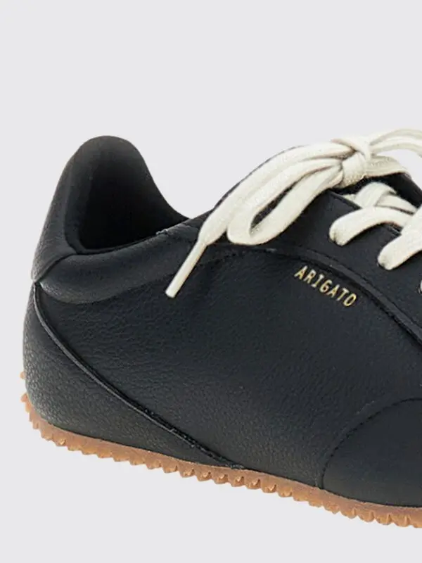Axel Arigato Daze Runner Grained Leather Lace-up Sneakers With Laminated Logo