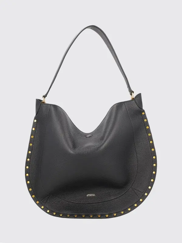 Isabel Marant Étoile Studded Shoulder Bag - Black