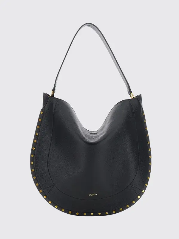Isabel Marant Étoile Studded Shoulder Bag - Black