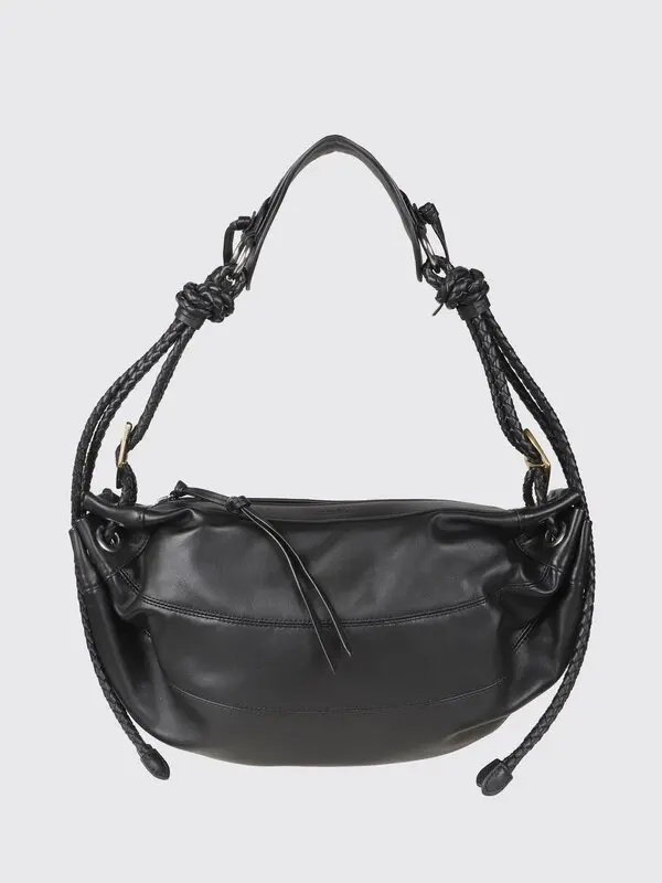 Isabel Marant Étoile Maia Lambskin Shoulder Bag - Black