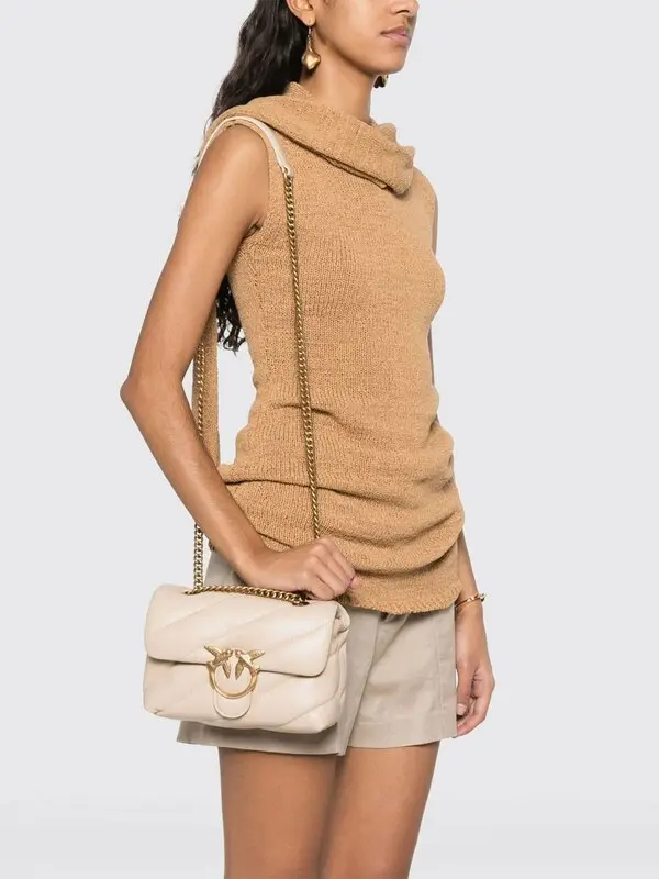 Pinko Classic Love Bag Puff Mini Bag - Beige