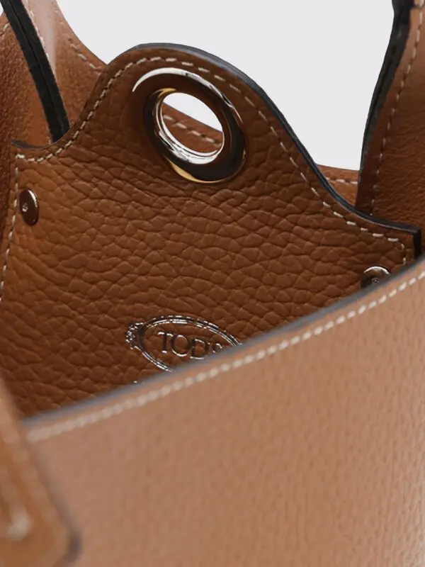 TOD'S Leather Bucket Bag - Brown