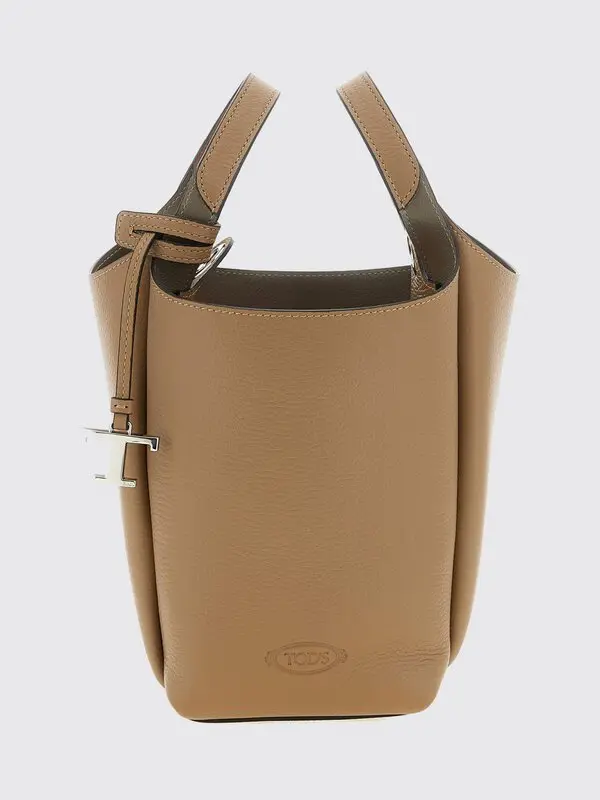 TOD'S Leather Bucket Bag - Camel