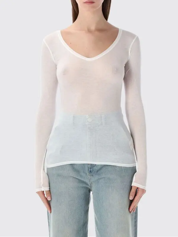 American Vintage Long Sleeve T-shirt - White