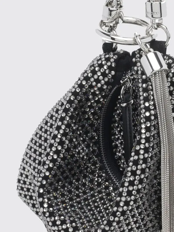 JIMMY CHOO Embellished Chain Strap Handbag