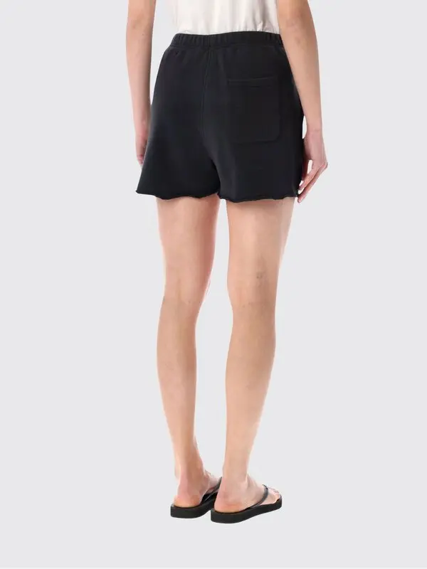 American Vintage High-waisted Stretch Cotton Jogging Shorts