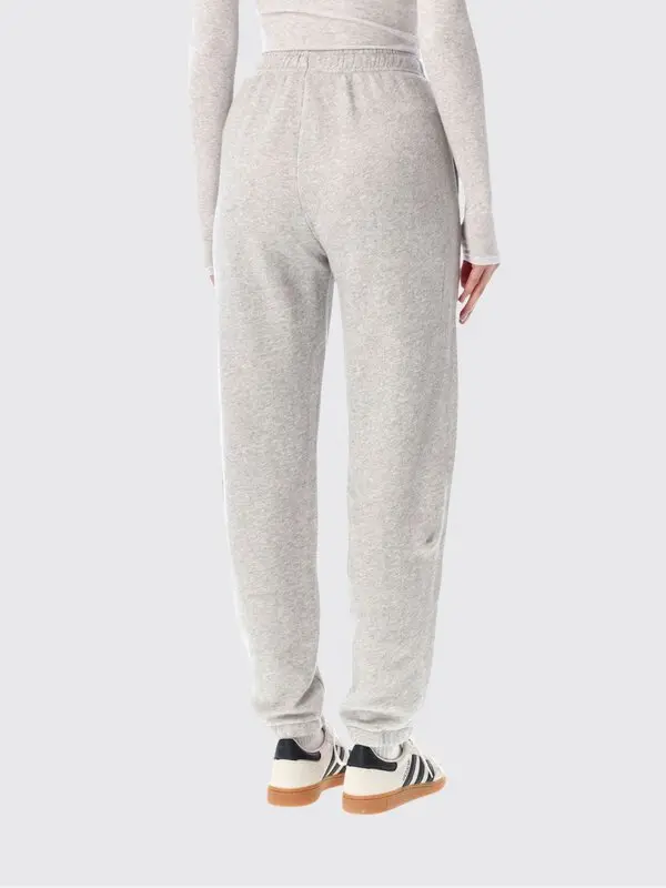 American Vintage High-waisted Linen And Cotton Track Trousers