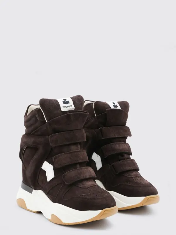 Isabel Marant Étoile Balskee High-top Wedge Sneakers - Cocoa