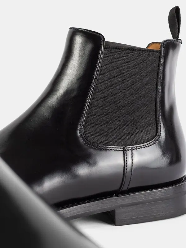 Church's Brushed Calfskin Chelsea Boots With A Round Toe And Low Heel