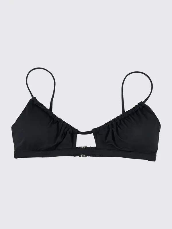 MATINEE Animal Print Bikini Top With U-neckline - Black