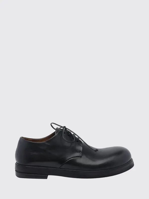 Marsèll Suede Calfskin Derby Shoes - Black