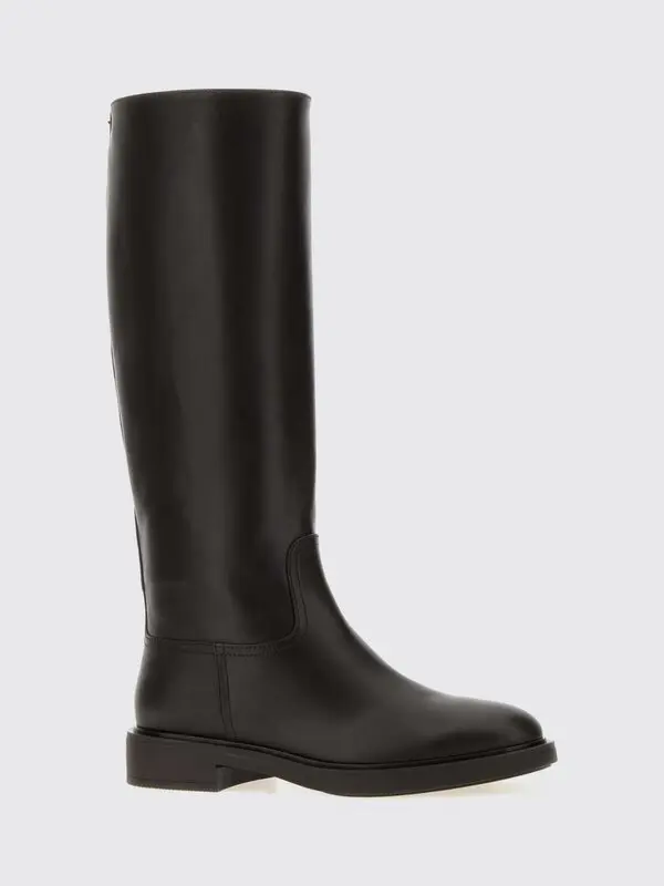 GIANVITO ROSSI Ascott Knee-high Boots In Calfskin Leather - Coffee
