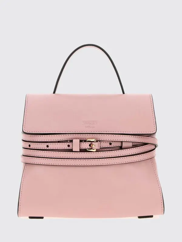 Moschino Tie Me Leather Mini Handbag - Pink