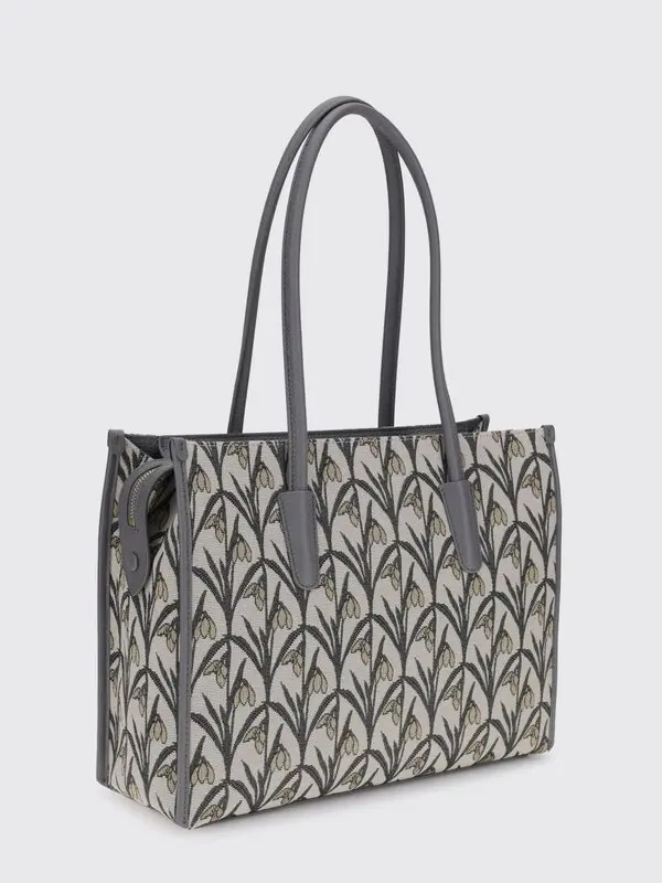 COCCINELLE Myrtha Floral Print Canvas Tote Bag
