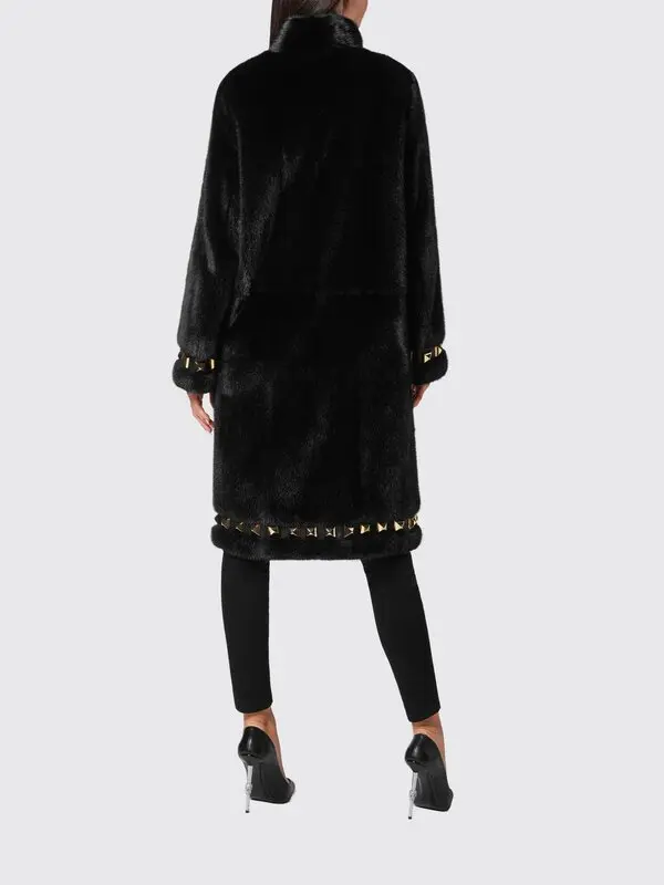Philipp Plein Fur Coat - Black