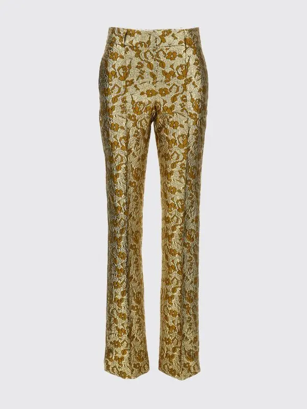 DES_PHEMMES Abstract Jacquard Straight-leg Trousers