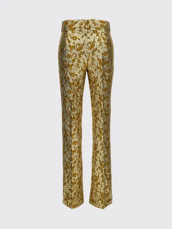 DES_PHEMMES Abstract Jacquard Straight-leg Trousers