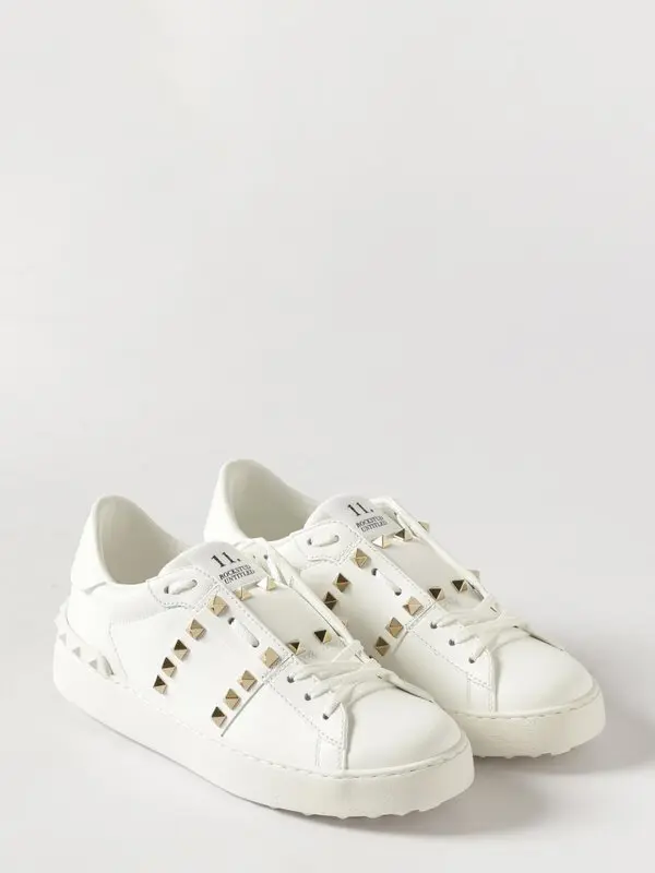 Valentino Garavani Studded Sneakers - White
