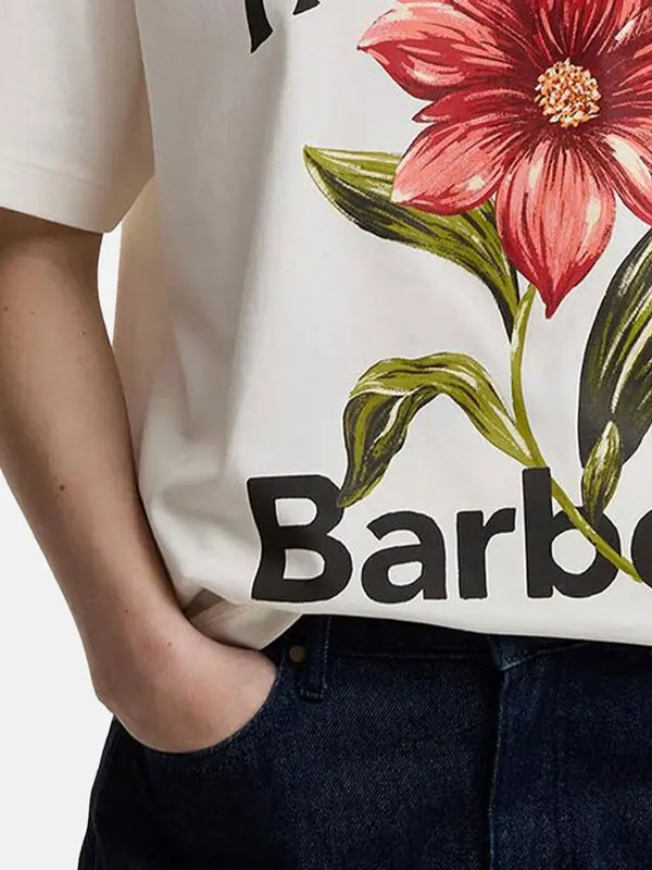 Barbour T-shirt - Beige