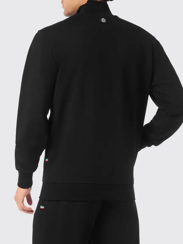 BILLIONAIRE Half-zip Sweatshirt - Black