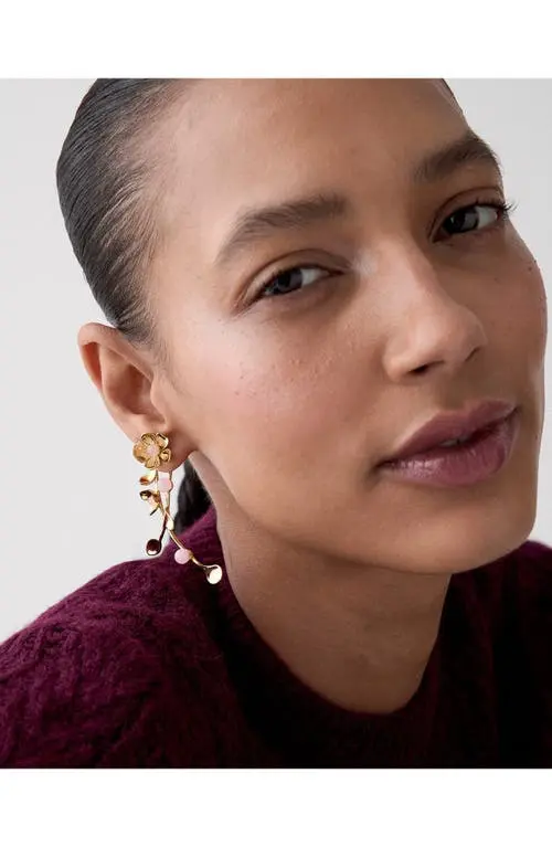 Kate Spade New York Gilded Garden Statement Drop Earrings