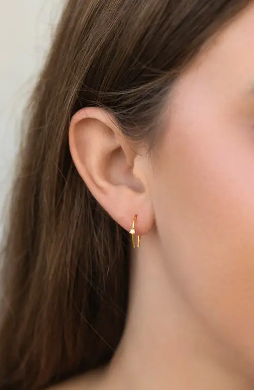 GIRLS CREW Imitation Opal Hoop Earrings