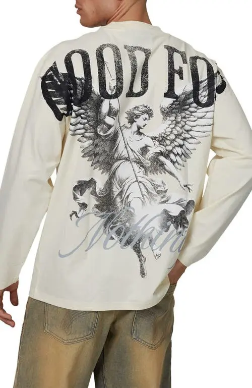 GOOD FOR NOTHING Oversized Long Sleeve Revival T-shirt
