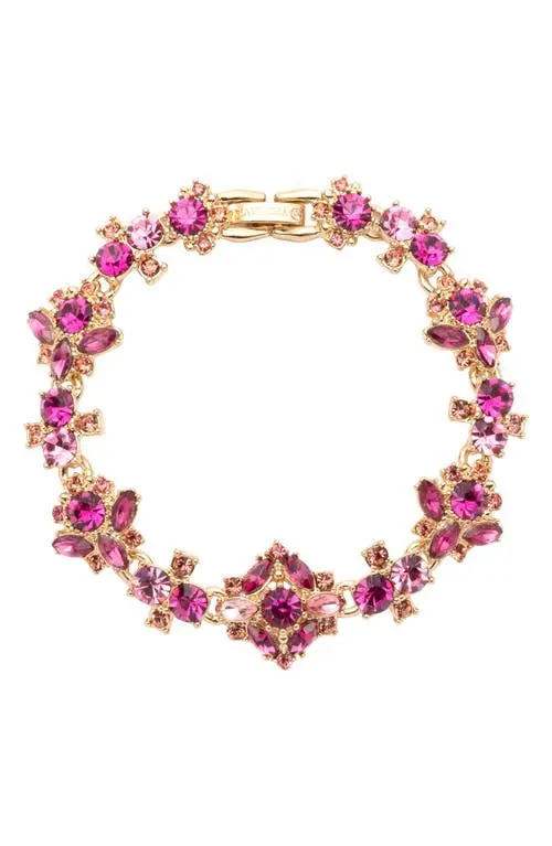 Marchesa Cluster Flex Bracelet - Pink