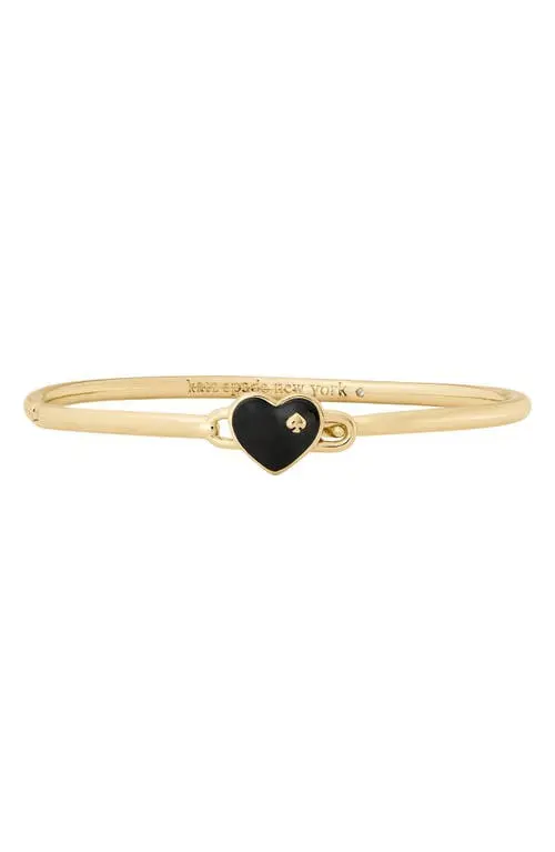 Kate Spade New York Heart And Spade Enamel Charm Bracelet - Black