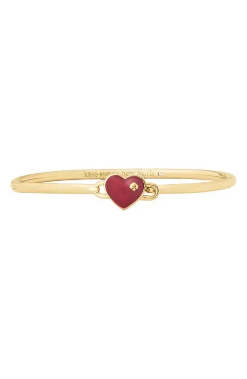 Kate Spade New York Heart And Spade Enamel Charm Bracelet - Red